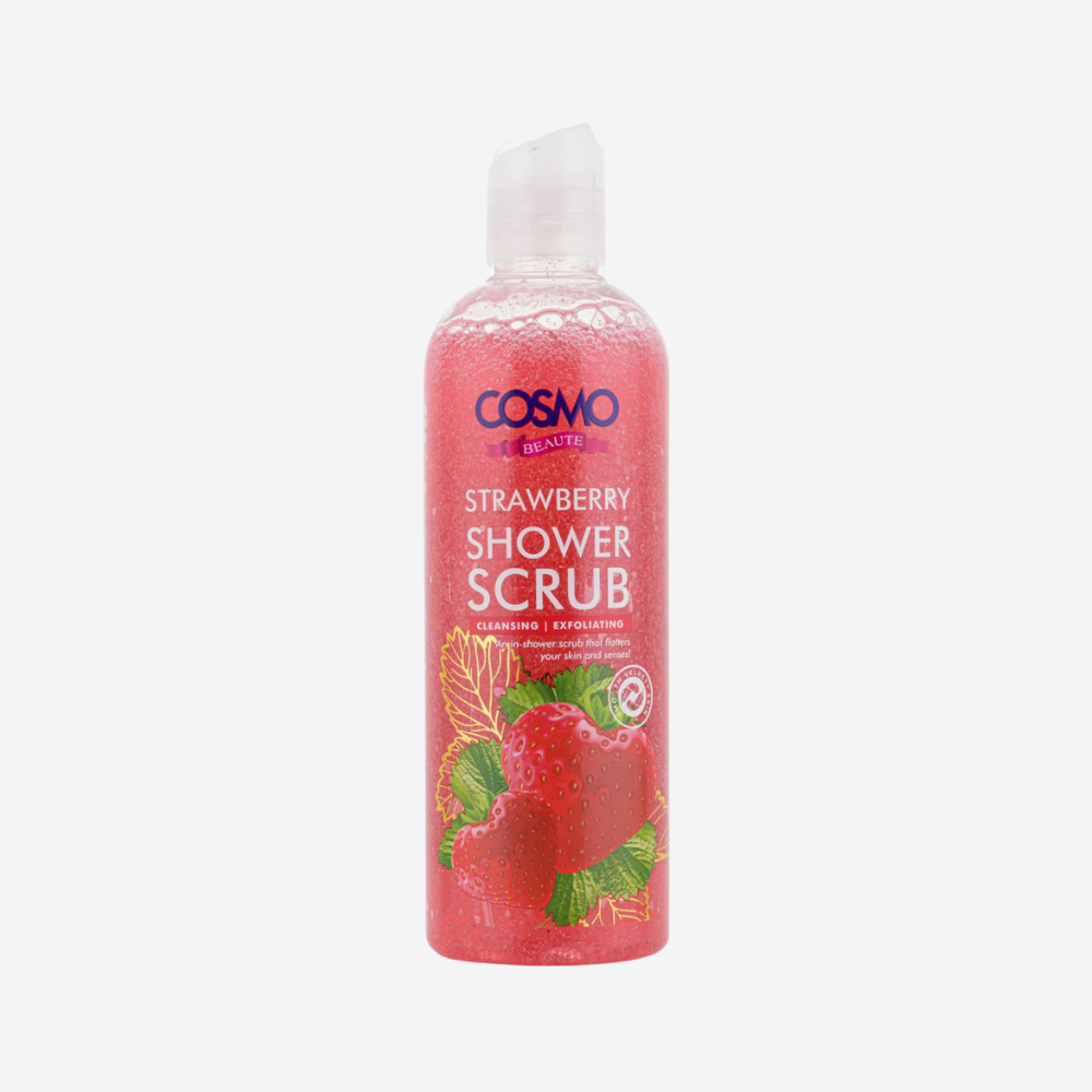 Cosmo Strawberry Shower Scrub 480Ml